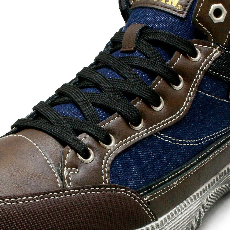 EDWIN エドウィン スニーカー メンズ ハイカット ミドルカット 軽量 防水 高クッション性 おしゃれ 紐靴 紳士靴 EDM3602 : 守足雑貨ヤフー店 - 通販 - Yahoo!ショッピング