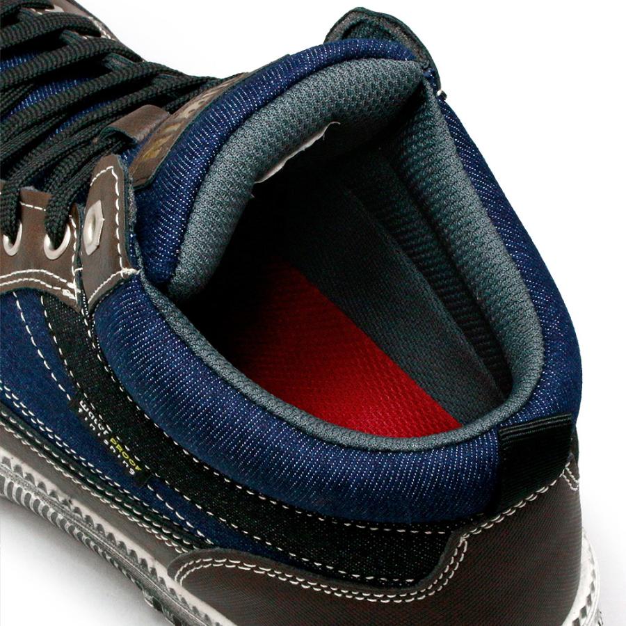 EDWIN エドウィン スニーカー メンズ ハイカット ミドルカット 軽量 防水 高クッション性 おしゃれ 紐靴 紳士靴 EDM3602 : 守足雑貨ヤフー店 - 通販 - Yahoo!ショッピング