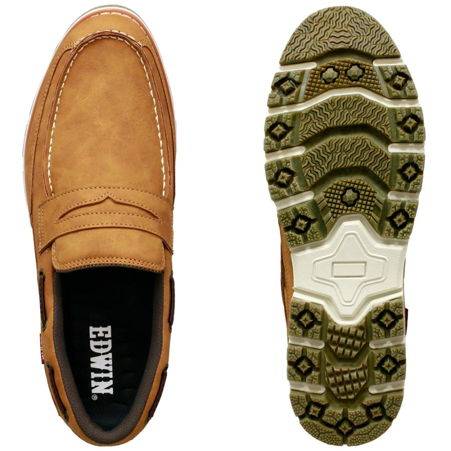 EDWIN 革靴 ローファー メンズ 防水 スリッポン カジュアルシューズ スニーカー PUレザー 軽量 耐滑底 紐なし 紳士靴 edm4103 : 守足雑貨ヤフー店 - 通販 - Yahoo ...