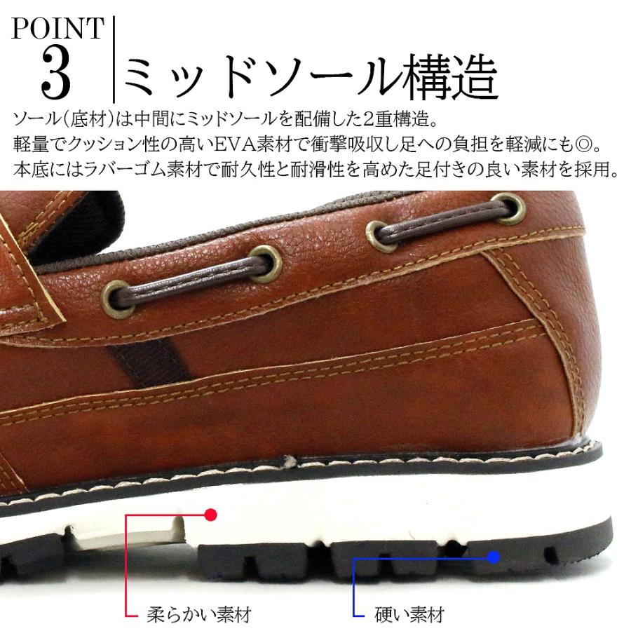 EDWIN（エドウィン） スリッポン メンズシューズ 防水 靴 カジュアルシューズ 軽量 防滑底 PUレザー 革靴 上質素材 おしゃれ 紐なし 3E 紳士靴 EDM4103｜正規販売店 : 守 ...