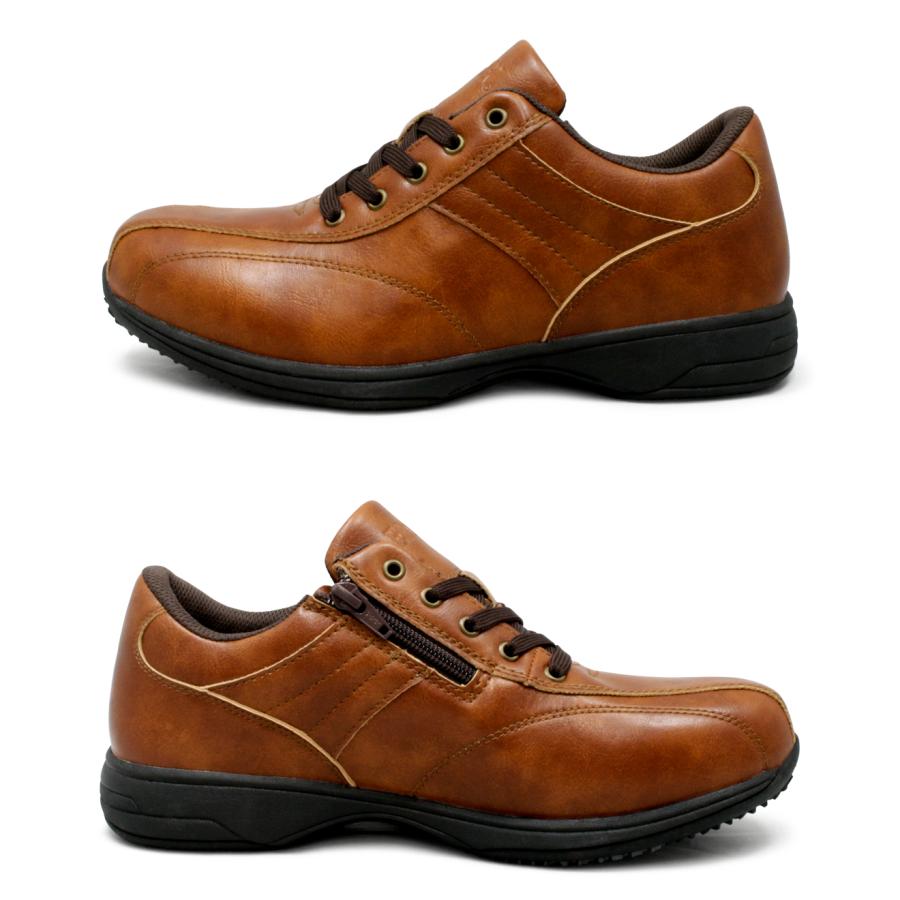 EDWIN エドウィン 靴 メンズ シューズ 防水 カジュアルシューズ ビジネススニーカー 軽量 幅広 3E おしゃれ 紐靴 ファスナー付き 紳士靴 edm457 : 守足雑貨ヤフー店 ...