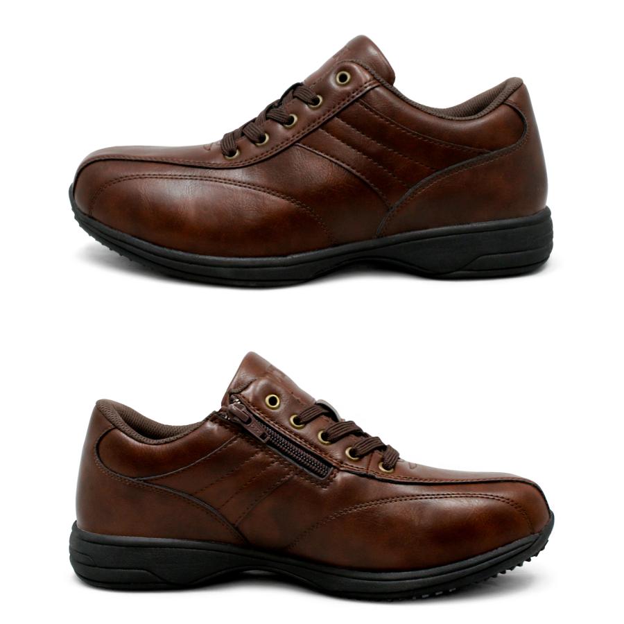 EDWIN エドウィン 靴 メンズ シューズ 防水 カジュアルシューズ ビジネススニーカー 軽量 幅広 3E おしゃれ 紐靴 ファスナー付き 紳士靴 edm457 : 守足雑貨ヤフー店 ...