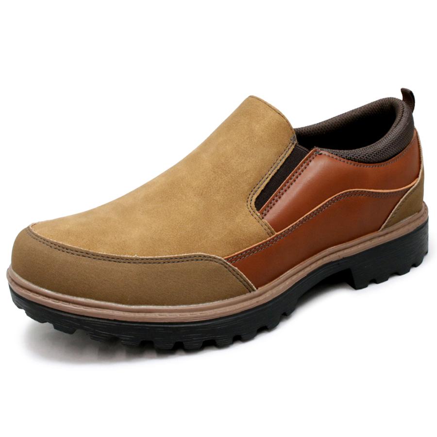 EDWIN エドウィン 靴 スリッポン メンズ シューズ 防水 カジュアルシューズ 超軽量 幅広 3E PUレザー 革靴 衝撃吸収ソール おしゃれ 紐なし靴 edm544 : 守足雑貨ヤフー店 ...