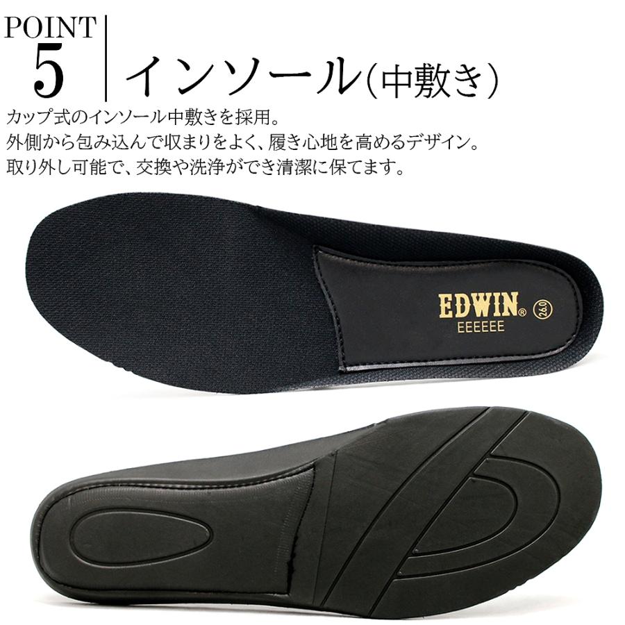 EDWIN スニーカー 幅広 甲高 スリッポン メンズ 6E ゆったり 防水 軽量 耐滑底 紐なし靴 おしゃれ edm72 : 守足雑貨ヤフー店 - 通販 - Yahoo!ショッピング