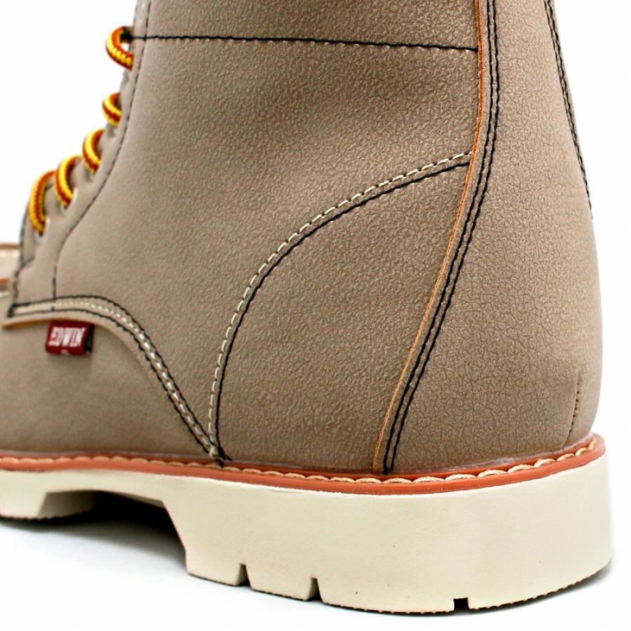 EDWIN（エドウィン） 革靴 スニーカー ブーツ メンズ 防水 カジュアルブーツ 上質素材 PUレザー 軽量 おしゃれ 白底 紐靴 EDWIN edm8700｜正規販売店 : 守足雑貨ヤフー ...