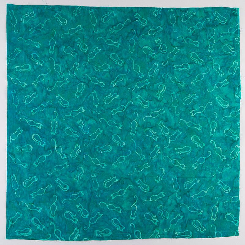 TT-4283 ネコのバティック ブルーグリーン コットンプリント生地 : FairyCottonY!Store - 通販 - Yahoo!ショッピング