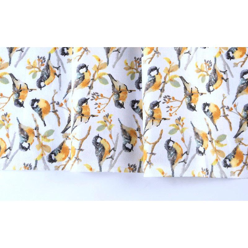 3W-4288 小鳥 オールオーバー/ホワイト コットンプリント生地 : FairyCottonY!Store - 通販 - Yahoo!ショッピング