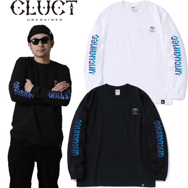☆セール SALE☆ クラクト CLUCT UNCHAINED GRADATION L/S TEE アンチェイン グラデーション ロンT 長袖 カットソー 袖プリント シンプル メンズ ...