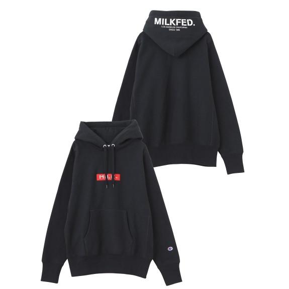 MILKFED. ミルクフェド MILKFED CHAMPION BAR SWEAT HOODIE MILKFED. ミルクフェド MILKFED CHAMPION BAR SWEAT HOODIE
