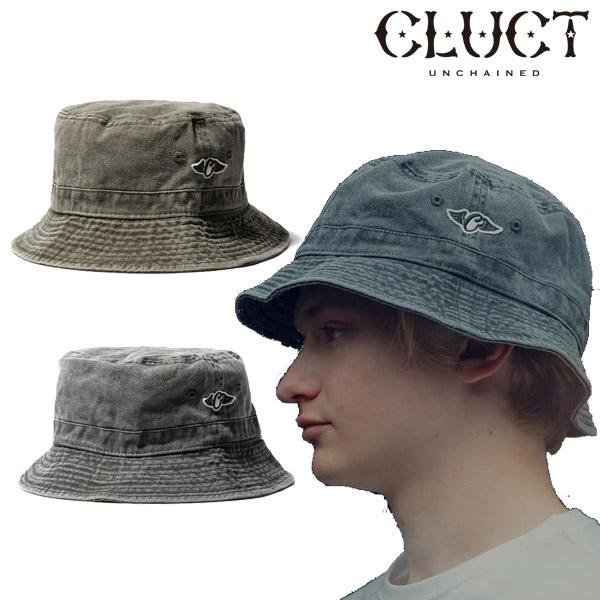 CLUCT クラクト SUN VALLEY HAT バケット ハット サンバレー 洗い加工 キャップ 帽子 ロゴ ワッペン シンプル メンズ ...