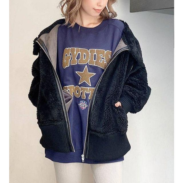 GYDA ジェイダ WIDE RIB ボア B-3 ジャケット アウター ビック GYDA ジェイダ WIDE RIB ボア B-3 ジャケット アウター ビック