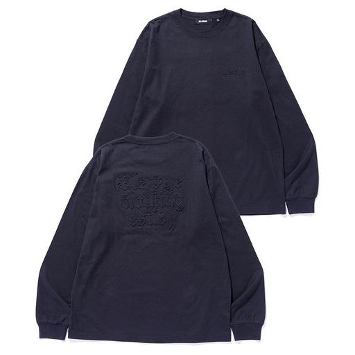 エクストララージ XLARGE EMBOSSED OLD ENGLISH L/S TEE ロンT ロゴ クルーネック シンプル 人気 メンズ ...