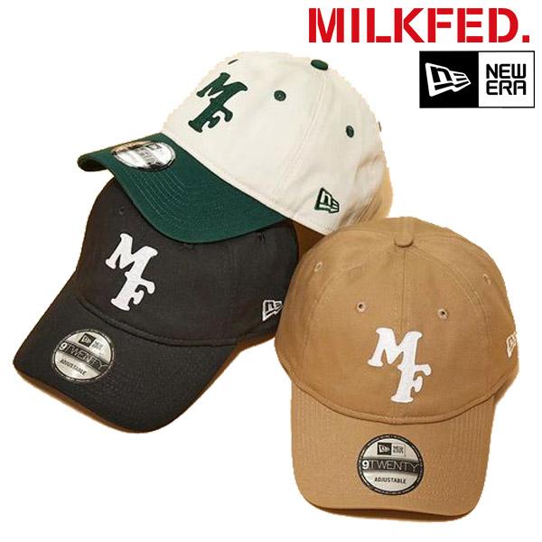 MILKFED. ミルクフェド x NEW ERA MF PATCH CAP ニューエラ キャップ 帽子 ロゴ シンプル コラボ レディース ...