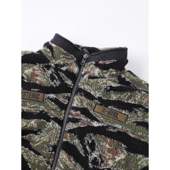 X-girl エックスガール X-GIRL × HYSTERIC GLAMOUR MILITARY BOA X-girl エックスガール X-GIRL × HYSTERIC GLAMOUR MILITARY BOA