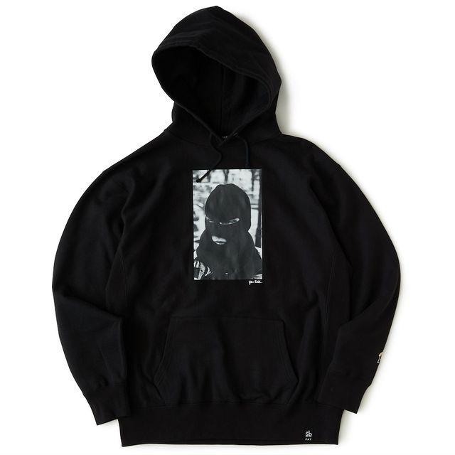 エフエイティー FAT J.R. "MASKMAN" SB マスクマン パーカー プルオーバー フォト 肉厚 ヘビーウェイト ストリート ...