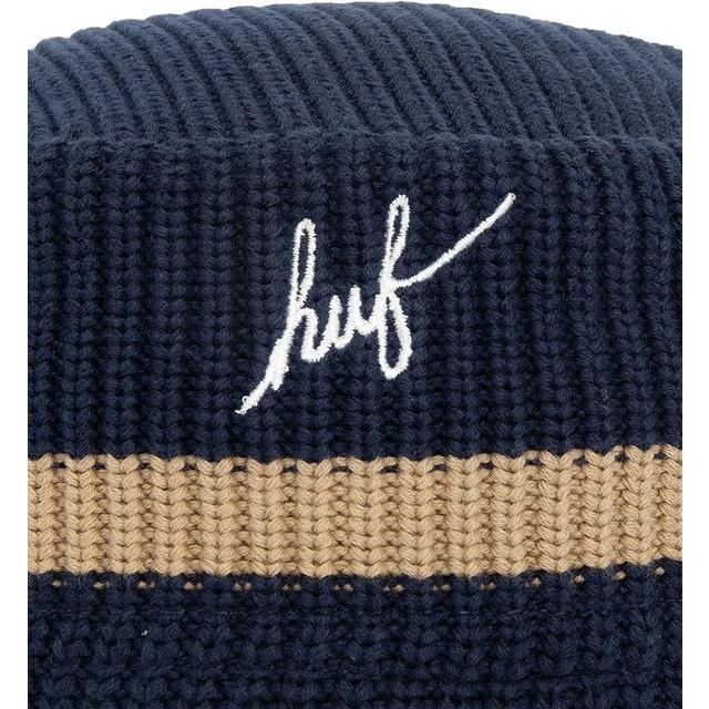 HUF ハフ SCRIPT KNIT BUCKET HAT スクリプト ニット バケットハット 帽子 ロゴ シンプル ユニセックス ストリート ...