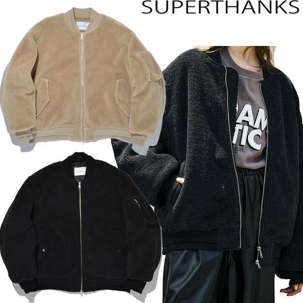 SUPERTHANKS スーパーサンクス MA-1 TYPE INNER COTTON BIC JACKET MA-1ジャケット アウター ...