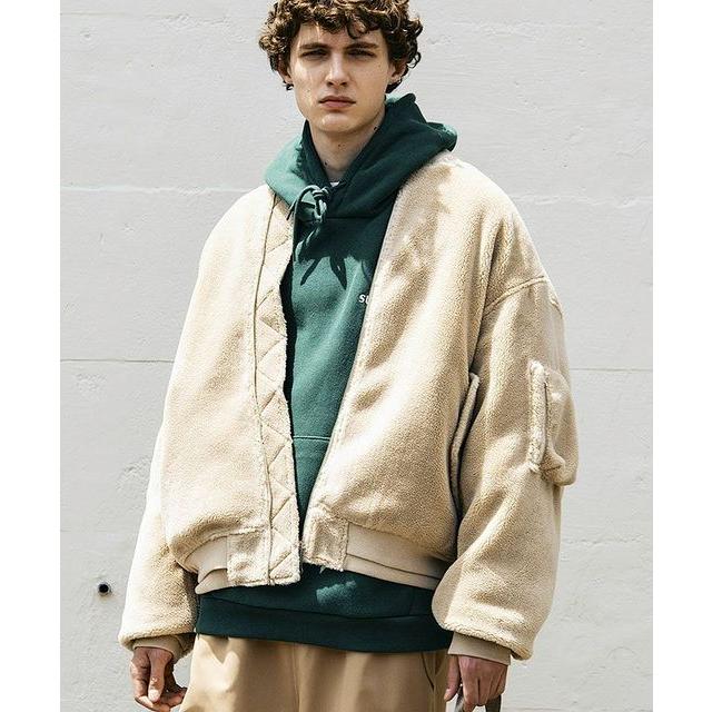 スーパーサンクス SUPERTHANKS MA-1 TYPE INNER COTTON BIC JACKET MA-1ジャケット アウター ...