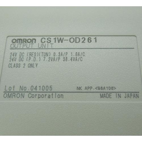 CS1W-OD261 64点 トランジスタ出力ユニット オムロン ランク未使用品 : FA機器のワイデン ヤフー店 - 通販 - Yahoo!ショッピング