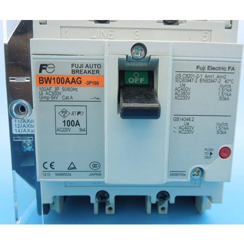 BW100AAG 3P100A WA 一般配線用オートブレーカ 富士電機 ランクS中古品 : FA機器のワイデン ヤフー店 - 通販 ...