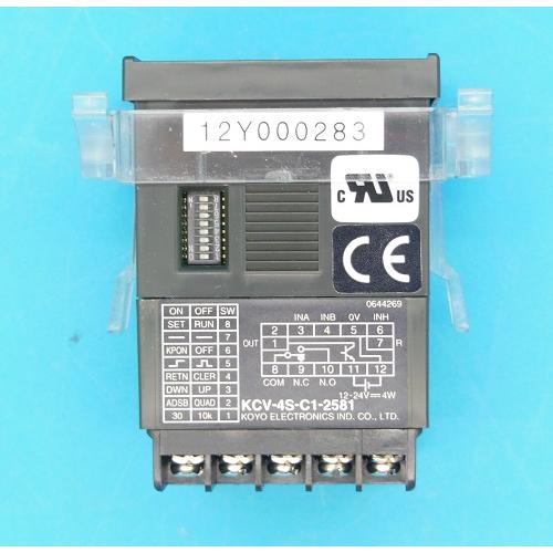 KCV-4S-C1-2581 加減算形一段プリセットカウンタ 光洋電子 未使用品 : FA機器のワイデン ヤフー店 - 通販 - Yahoo!ショッピング