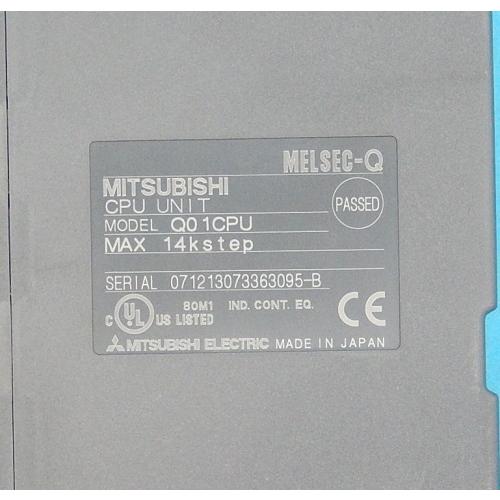 Q01CPU CPUユニット 三菱電機 ランクB中古品 :08259-316-B:FA機器のワイデン ヤフー店 - 通販 - Yahoo!ショッピング