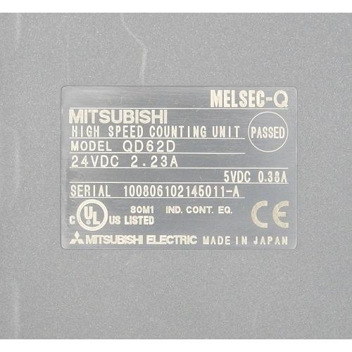QD62D 高速カウンタユニット 三菱電機 ランクB中古品 : FA機器のワイデン ヤフー店 - 通販 - Yahoo!ショッピング