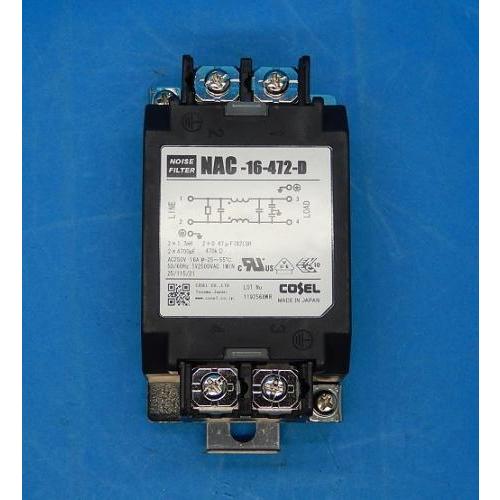 NAC-16-472-D ノイズフイルター コーセル 未使用品 : 15477-z19-n : FA機器のワイデン ヤフー店 - 通販 - Yahoo!ショッピング