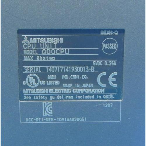 Q00CPU CPUユニット 三菱電機 ランクS中古品 :16304-920-S:FA機器のワイデン ヤフー店 - 通販 - Yahoo!ショッピング