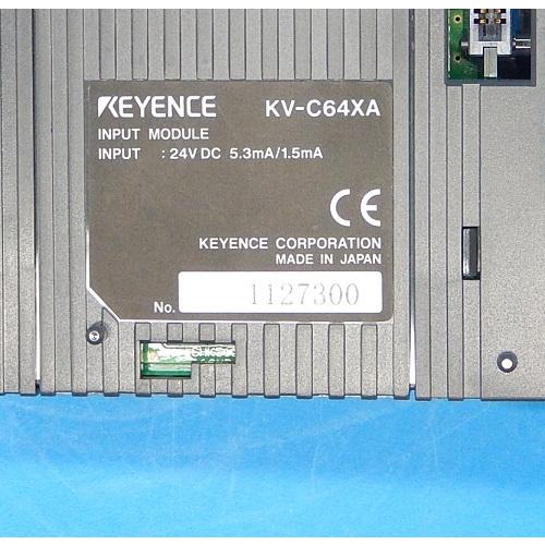 KV-C64XA 64点コネクタ入力ユニット キーエンス ランクA中古品 : FA機器のワイデン ヤフー店 - 通販 - Yahoo!ショッピング