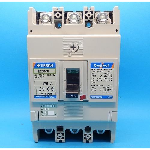 E250-SF 3P175A FC 漏電警報付配線用遮断器 寺崎電気 ランクA中古品 : FA機器のワイデン ヤフー店 - 通販 - Yahoo!ショッピング