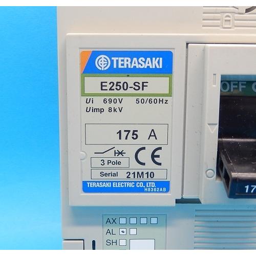 E250-SF 3P175A FC 漏電警報付配線用遮断器 寺崎電気 ランクA中古品 : FA機器のワイデン ヤフー店 - 通販 ...