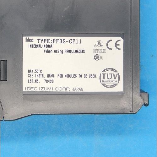 PF3S-CP11 CPUモジュール IDEC ランクB中古品 : FA機器のワイデン ヤフー店 - 通販 - Yahoo!ショッピング