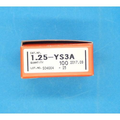 1.25-YS3A(100個入) 角先開形端子(A形) 日本圧着端子 未使用品 : FA機器のワイデン ヤフー店 - 通販 - Yahoo!ショッピング