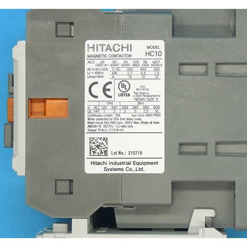 HC10-TK coilAC200V 1.3A 1a 電磁開閉器 日立 ランクS中古品 : FA機器のワイデン ヤフー店 - 通販 - Yahoo!ショッピング