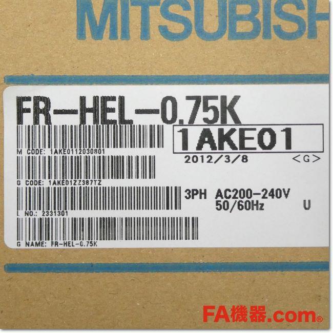 三菱電機 FR-HEL-0.75K 小形直流DCリアクトル 200Vクラス : FA機器.comYahoo!店 - 通販 - Yahoo!ショッピング