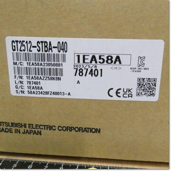 三菱電機 GT2512-STBA-040 GOT本体 10.4型VGA[640×480] TFTカラー液晶 AC100-240V【GT2512 ...