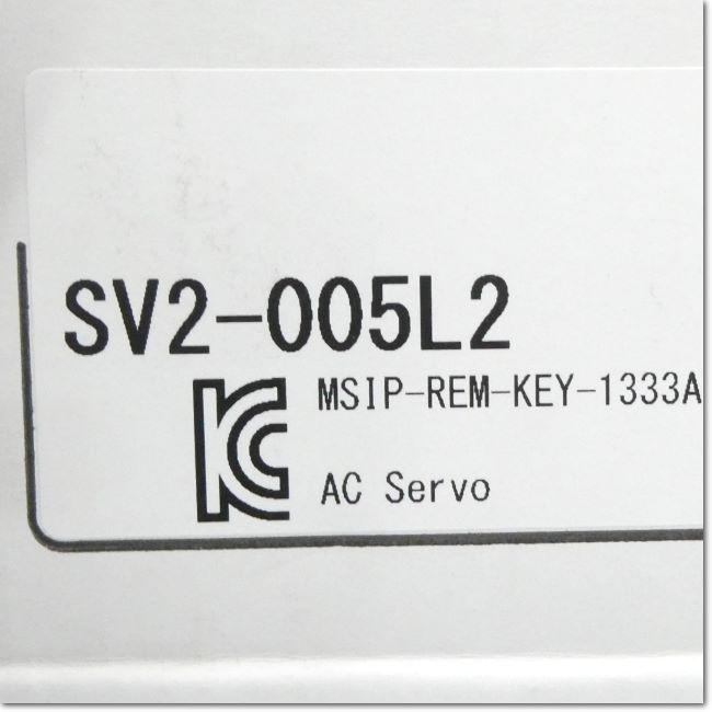KEYENCE ACサーボシステム SV2-005L2 三相または単相AC200-240V 50Wモータ用 : FA機器.comYahoo!店 - 通販 - Yahoo!ショッピング