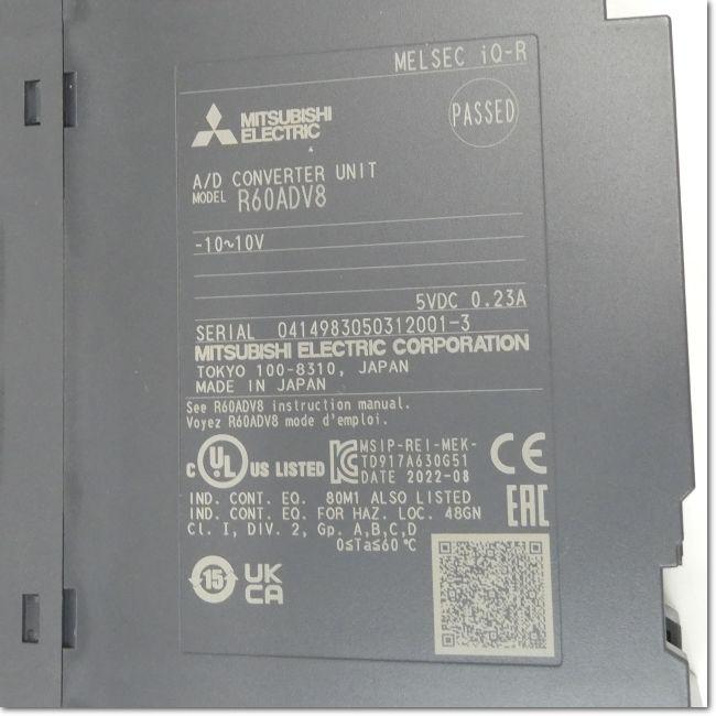 三菱電機 R60ADV8 アナログ-デジタル変換ユニット : FA機器.comYahoo!店 - 通販 - Yahoo!ショッピング