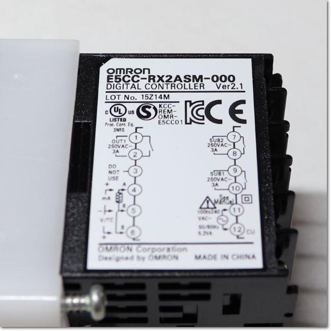 OMRON E5CC-RX2ASM-000 デジタル温度調節器 フルマルチ入力 リレー出力 AC100-240V ねじ端子台タイプ 48× ...
