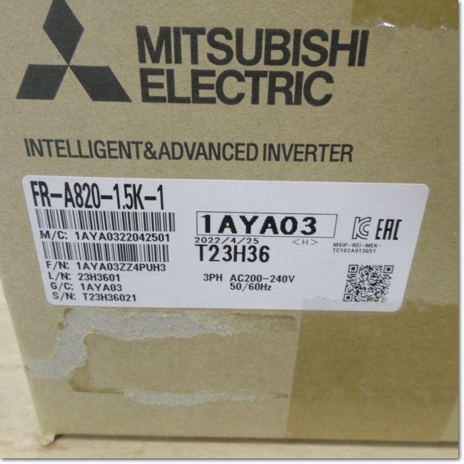 三菱電機 インバータ FR-A820-1.5K-1 三相200V モニタ出力FMタイプ : FA機器.comYahoo!店 - 通販 ...