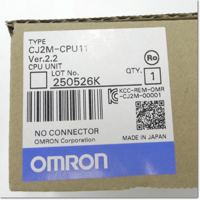 OMRON CJ2M-CPU11 CPUユニット Ver.2.2 : FA機器.comYahoo!店 - 通販 - Yahoo!ショッピング