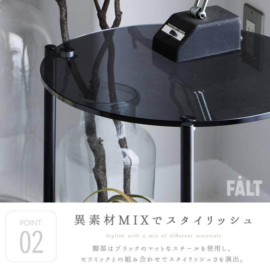 センターテーブル カフェテーブル ラウンド 円形 セラミック 強化ガラス 47cm 77cm 耐熱性 耐刃性 耐水性 汚れに強い : FALT Furniture - 通販 - Yahoo ...