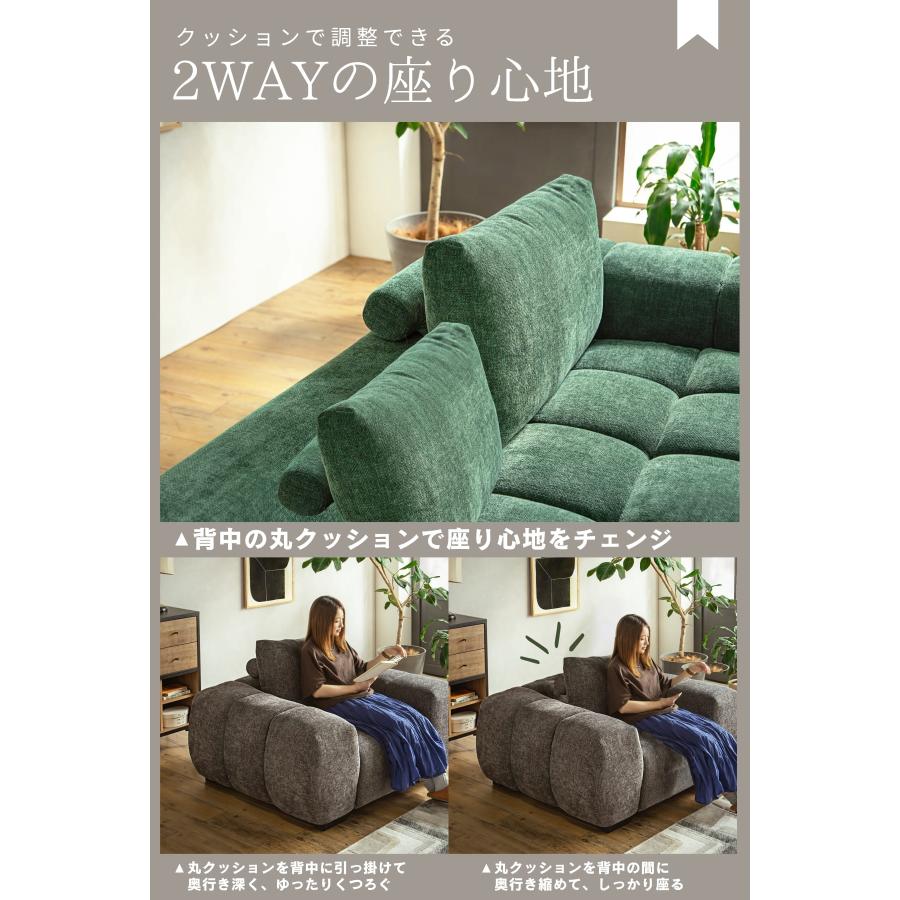 ソファ 3P 肘に座れる 耐荷重150kg グレー ポケットコイル 高密度ウレタン 韓国インテリアあぐら : FALT Furniture - 通販 - Yahoo!ショッピング