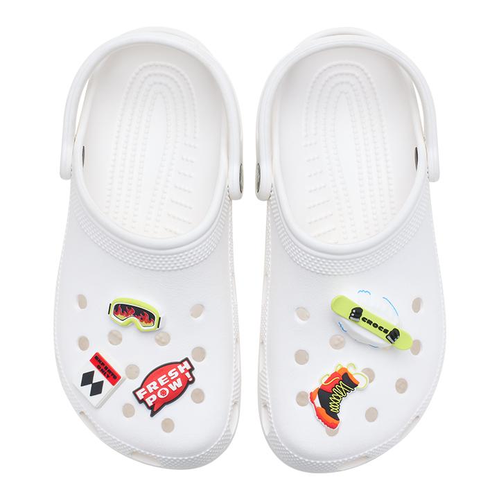 ジビッツ クロックス crocs【アクセサリー jibbitz ジビッツ】 Snowboarding 5Pack/スノーボード 5パック ...