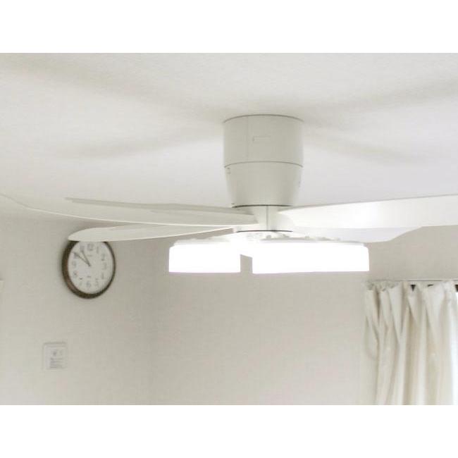 ODELIC 即日発送 長期保証 高演色LED [R15]薄型 軽量 LED 5灯 DCモーター 大風量 オーデリック ホワイト シーリングファン ライト OCB-040 : シーリングファン ...