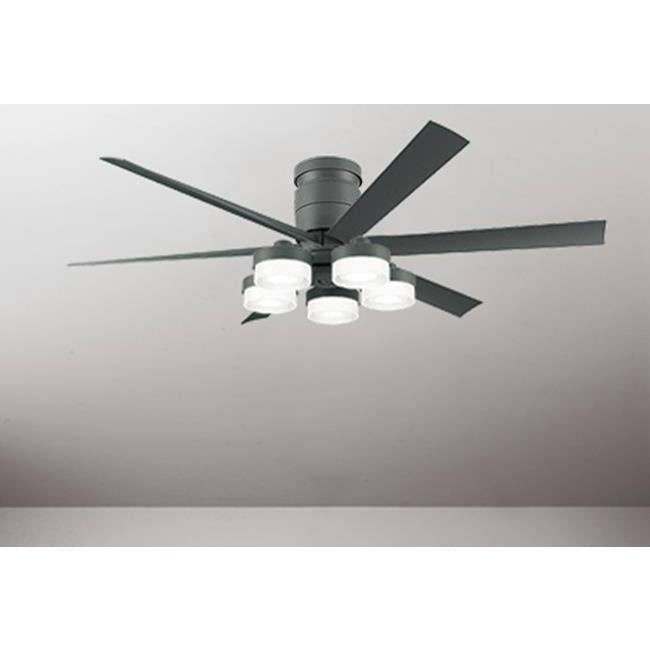 ODELIC 即日発送 長期保証 高演色LED [R15] 薄型 軽量 LED 5灯 明るさ8畳 調光・光色切替 DCモーター 大風量 オーデリック シーリングファン ライト OLB-207 ...