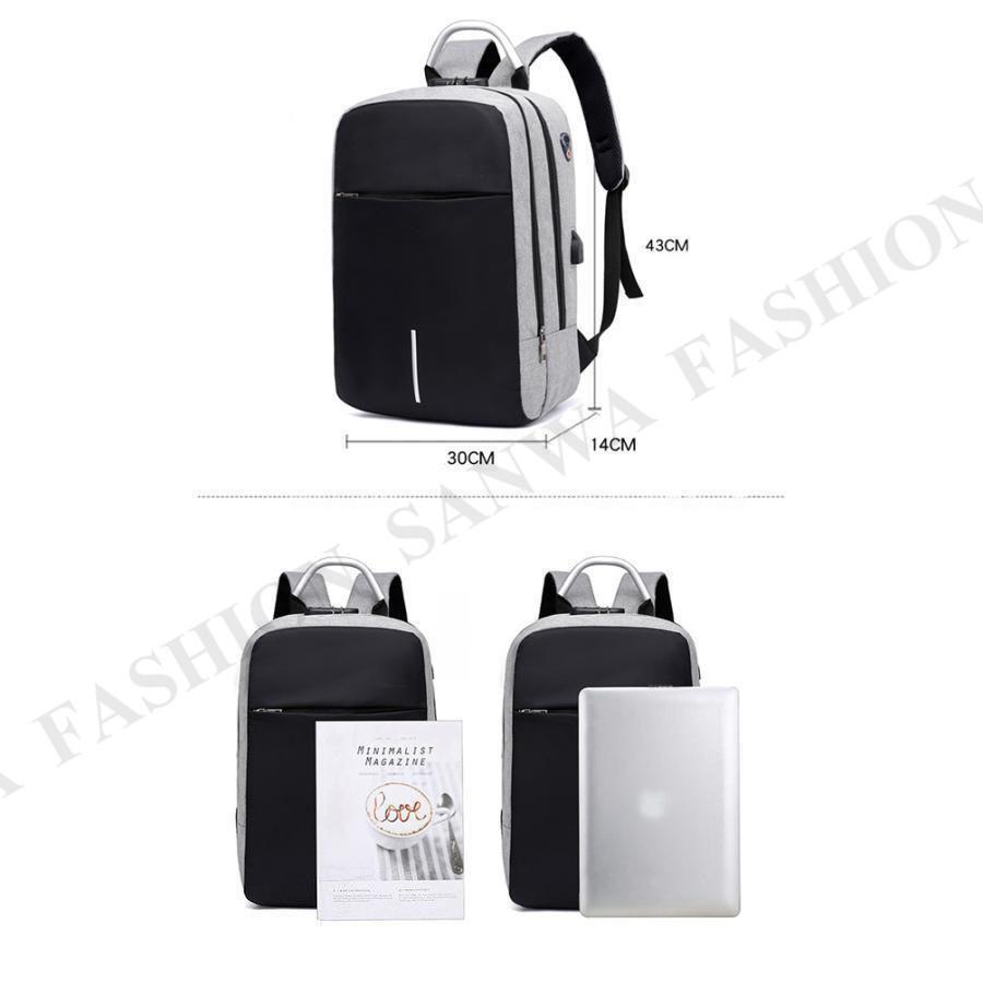 ビジネスバッグ メンズ リュック 防水 大容量 鍵付き パソコンバッグ PC収納 通学 通勤 出張 15.6インチ A4 おしゃれ ｛fzcy｝ポート : FanFunストア - 通販 ...