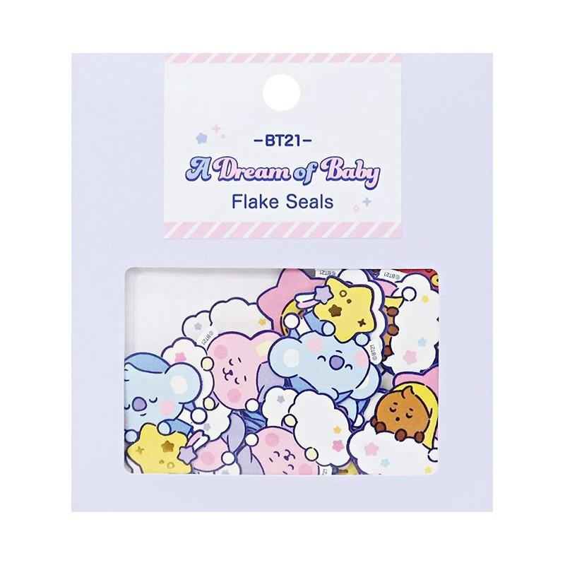 BT21 フレークシール / A DREAM of BABY ステッカー Flake Seals : 韓流shop fani - 通販 - Yahoo!ショッピング