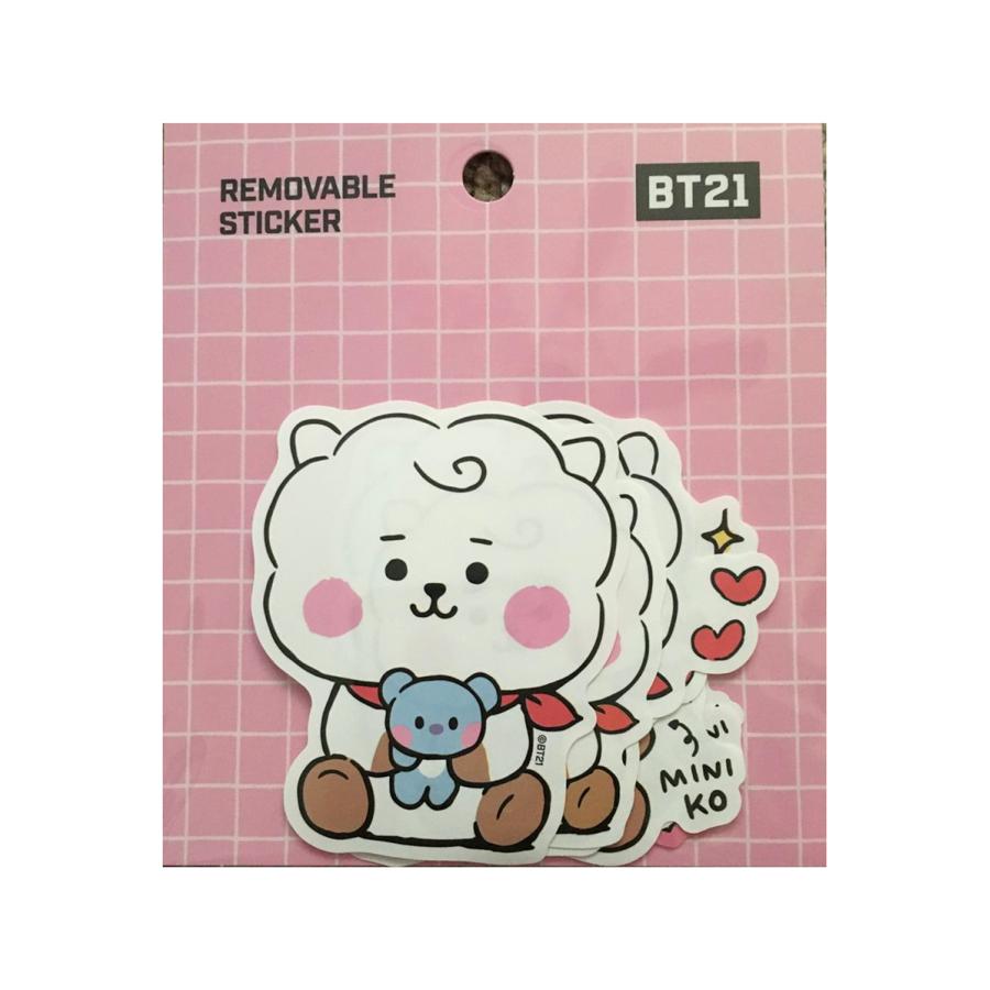 BT21 RJ REMOVABLE STICKER / ステッカー 8枚入り : 韓流shop fani - 通販 - Yahoo!ショッピング